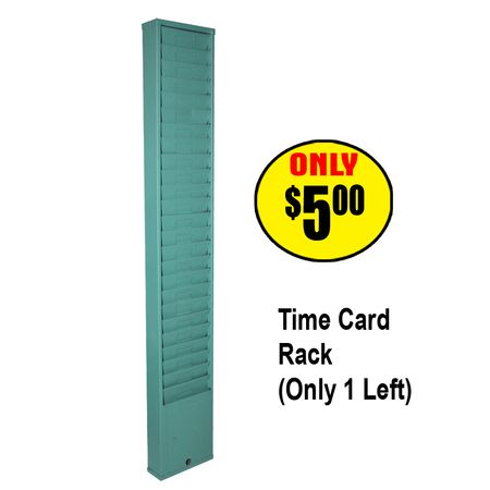 Time Card Rack | Warehouse Clean-up | Image One Impact in Foothill Ranch